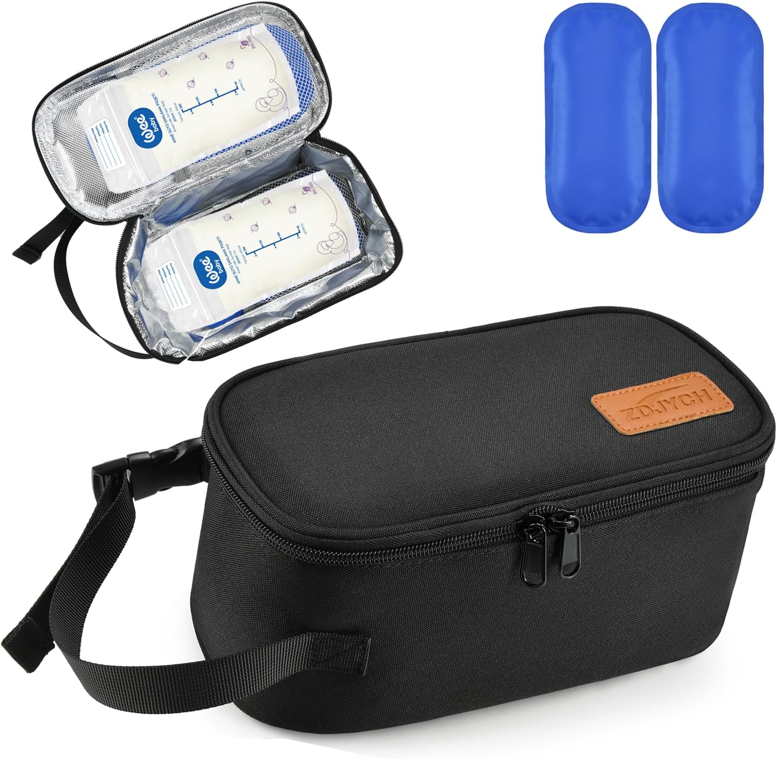 Amazon.com: Goldie Drops Breastmilk Cooler Bag - Dual Pocket for Bottle ...