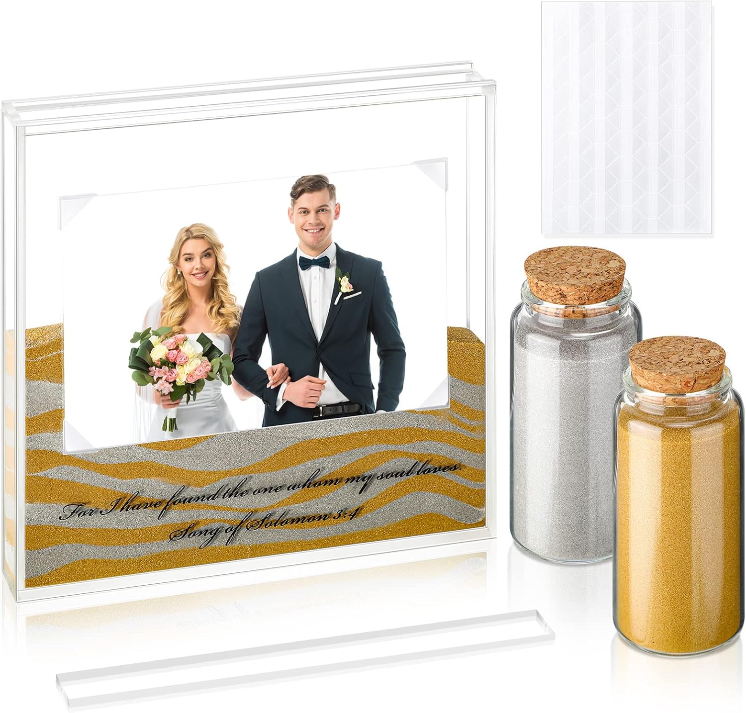 Amazon.com - Roowest Sand Ceremony Kit for Wedding Includes Clear ...