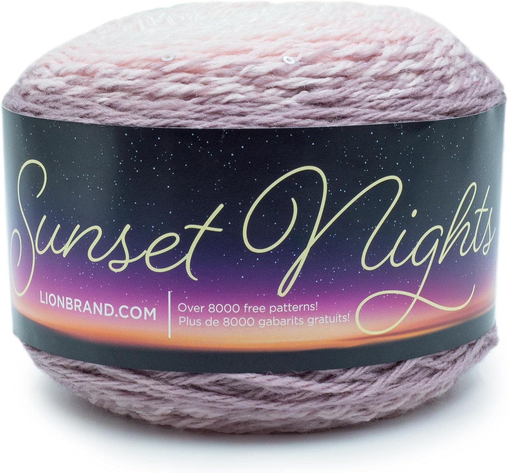 Amazon.com: (1 Skein) Lion Brand Yarn 512-300 Summer Nights Bonus ...