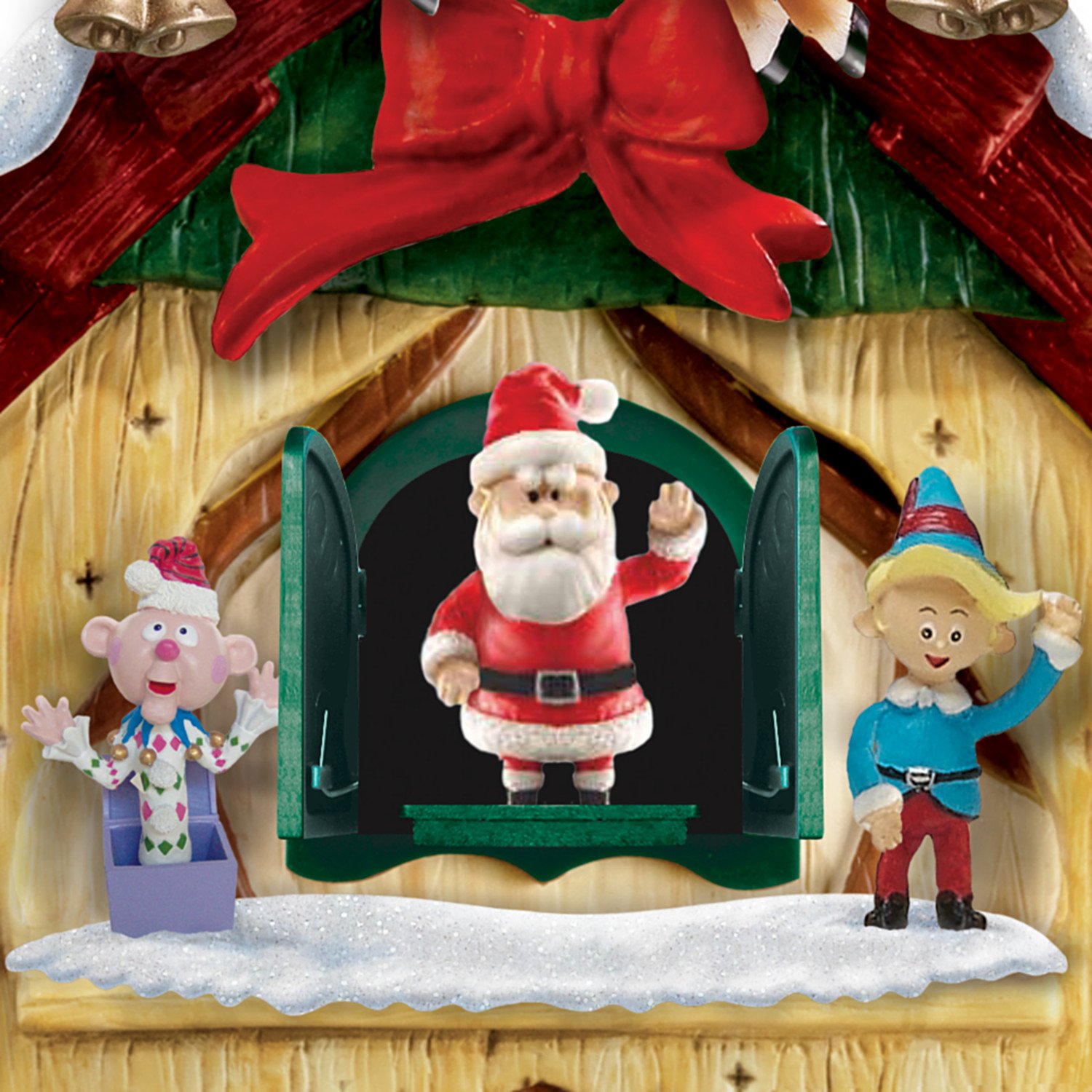 The Bradford Exchange Cuckoo Clock: Rudolph The Red-Nosed Reindeer 50th ...