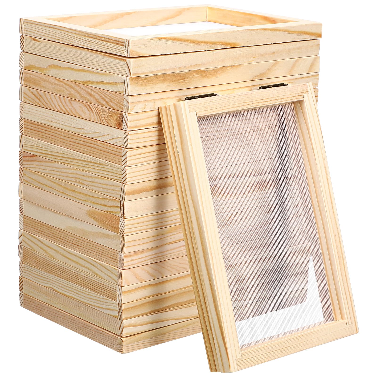 Amazon.com: DECHOUS 8Pcs Paper Making Wooden Frame, 5x7" Paper Making ...