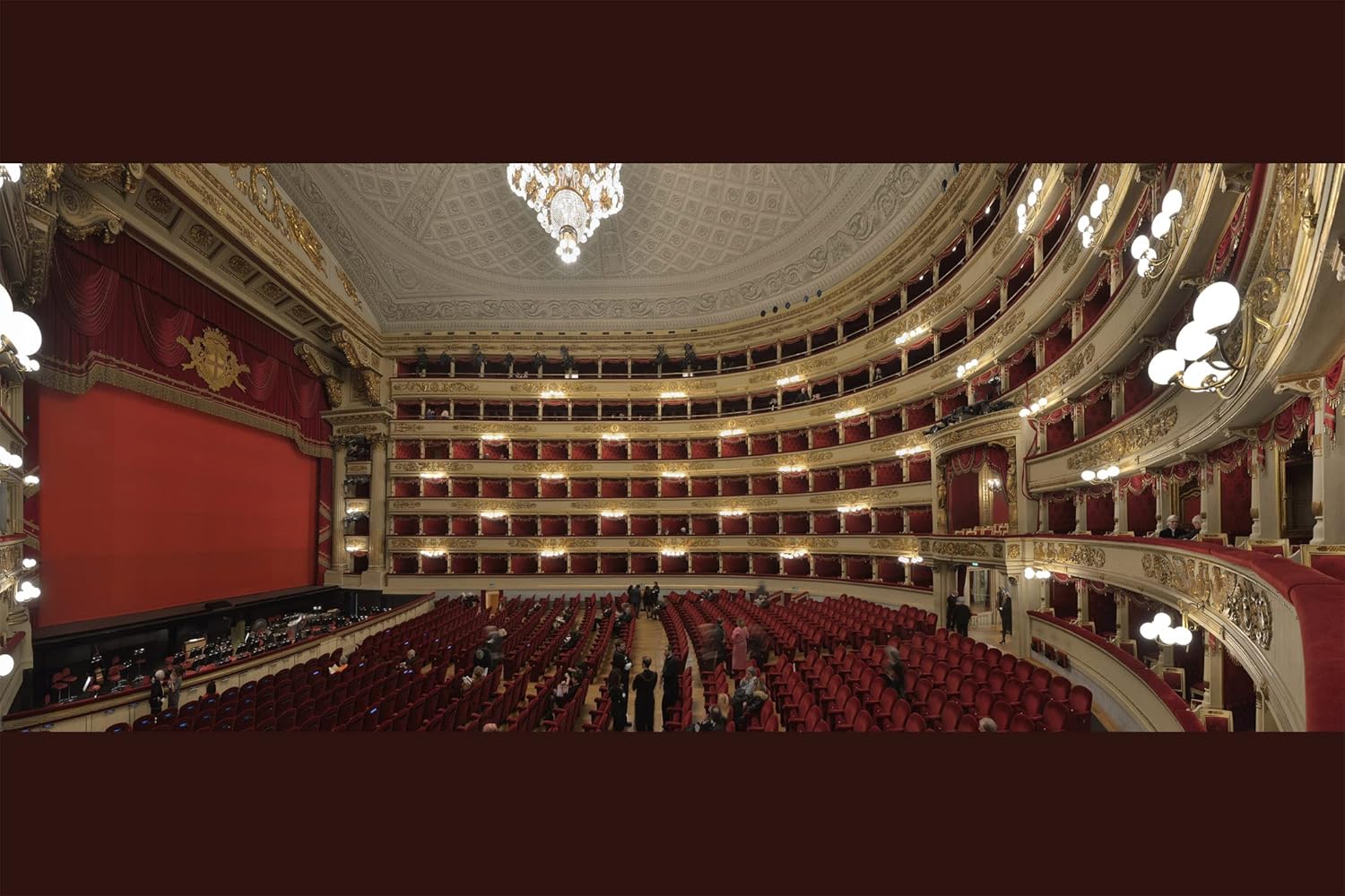 Amazon.com: 24x36 gallery poster, La Scala opera house, Milan Italy ...