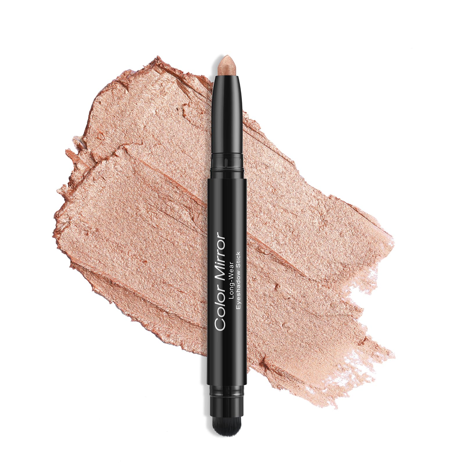 Amazon.com : Color Mirror longwear cream eye shadow sticks(02 Rose Gold ...