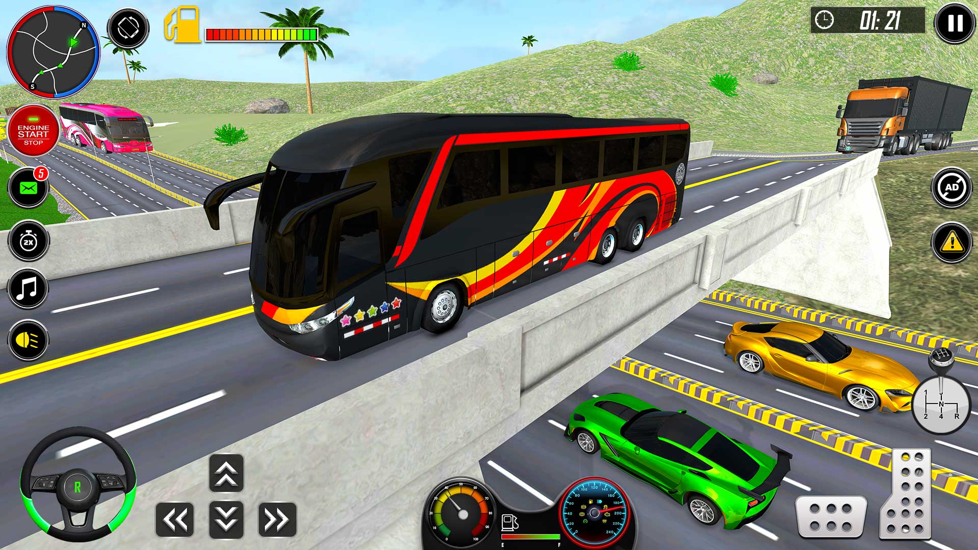 Euro Bus Simulator Driving 3D: Ultimate Bus Driver Game: Luxury Coach ...