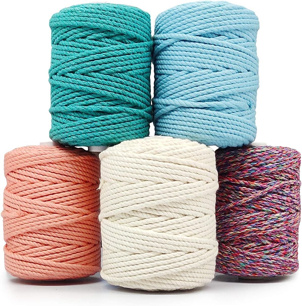 DAMODARAM 2mm Nylon Macrame Thread Cord/Dori for Art Craft & DIY ...