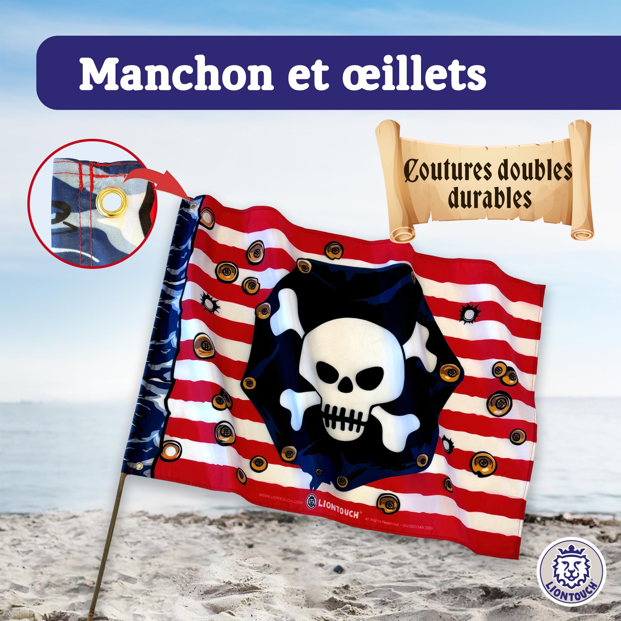 Drapeau Pirate Pour Enfants