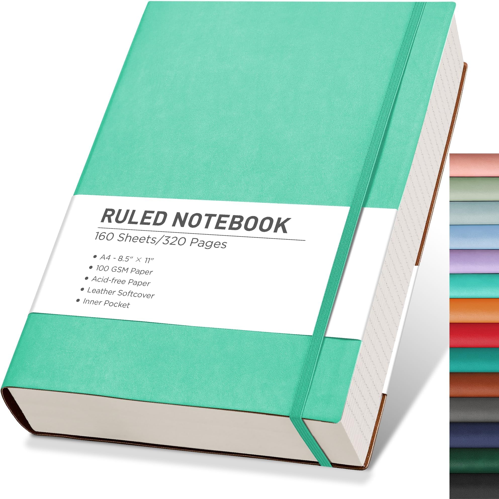 Amazon.com : Dynta A4 Lined Journal Notebook, 8.5 x 11 inch, 1Pack ...