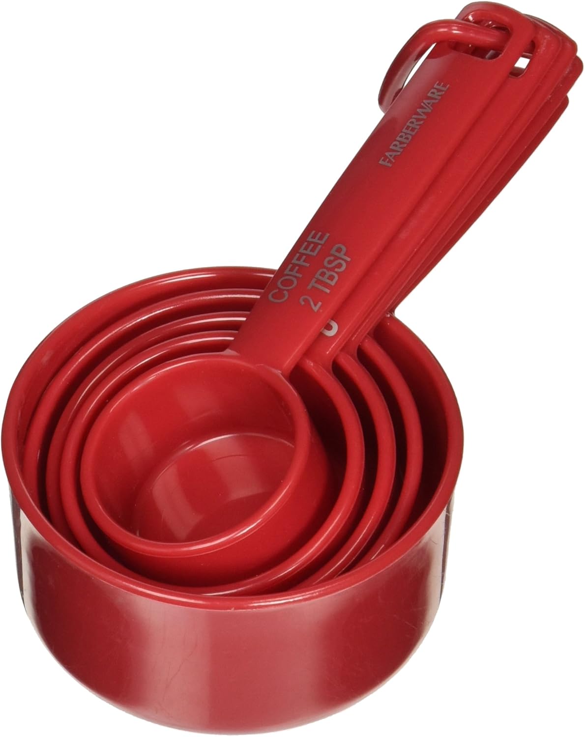 Amazon.com: Farberware Professional Measuring Cups (Red, Set of 5 ...