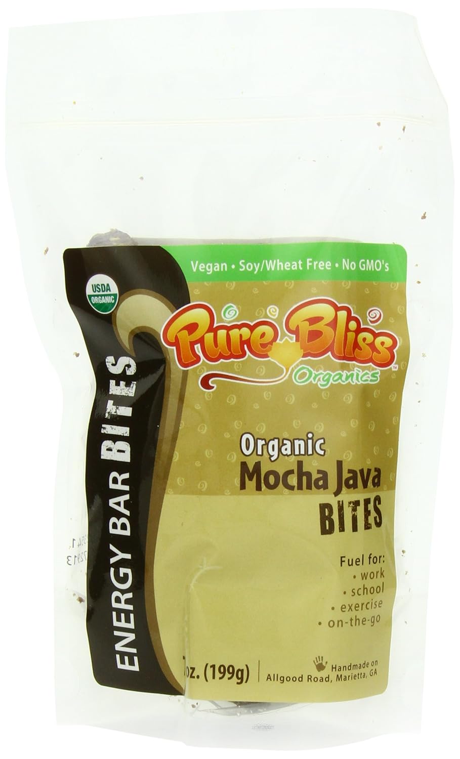 Amazon.com : Pure Bliss Organics Energy Bar Bites Variety Pack B, 199 g ...