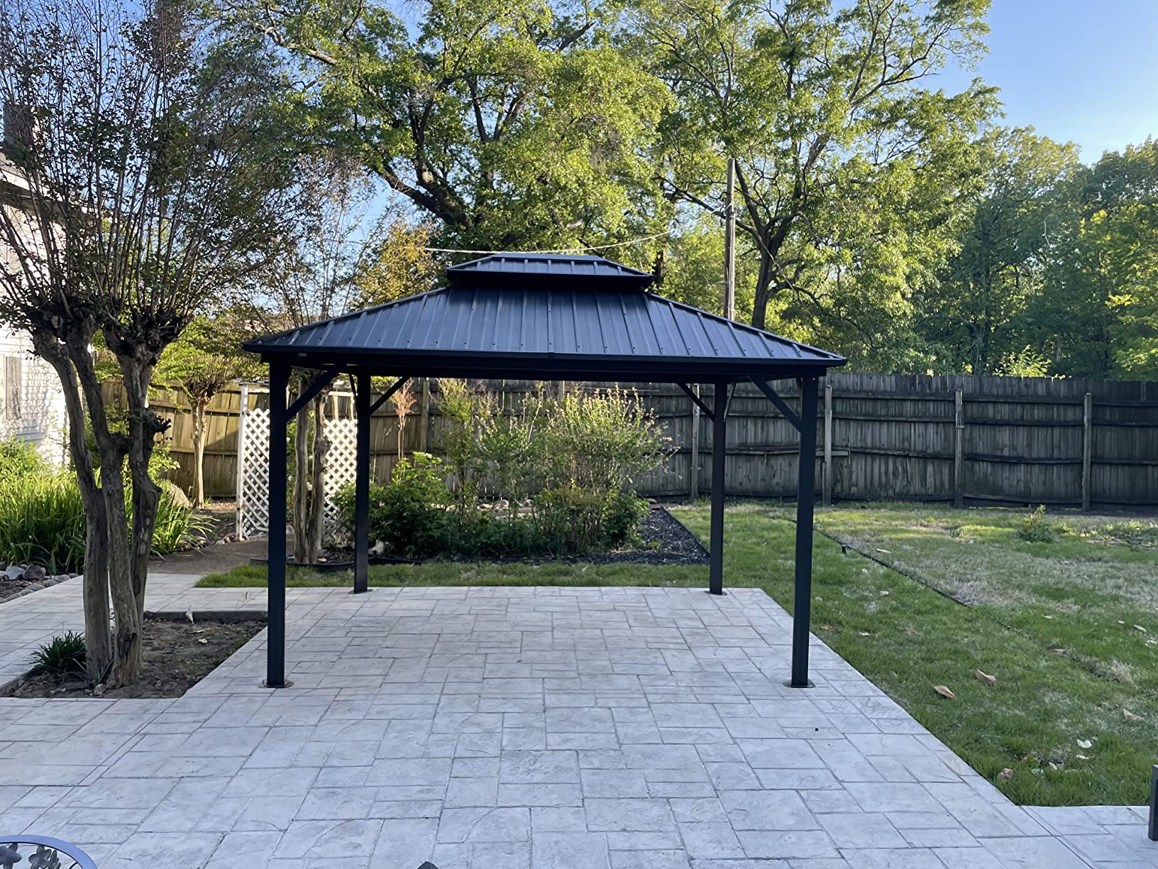 $46/mo - Finance Domi Outdoor Living 12’ X 12’ Hardtop Gazebo Canopy ...