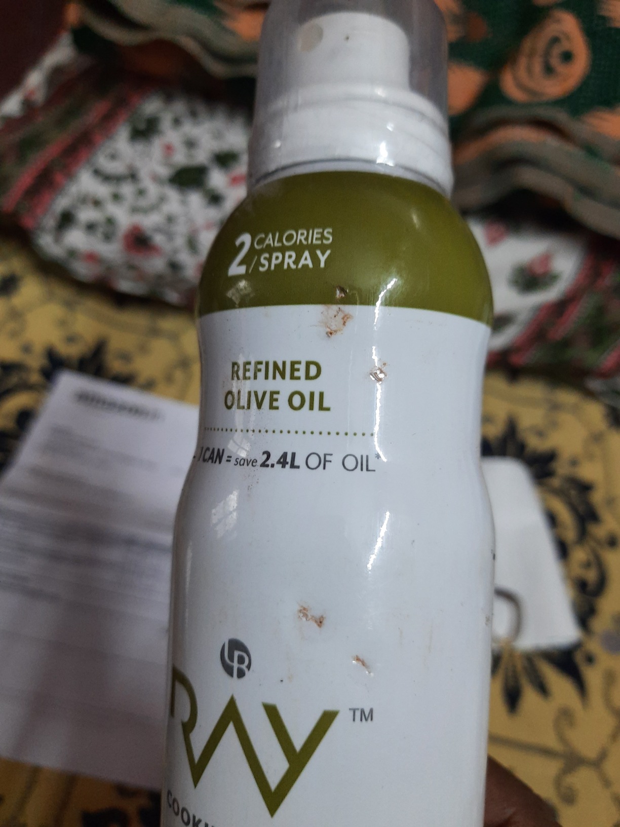 LB RAY Cooking Spray Sunflower Oil - Low-Calorie, 100% Oil Spray, No ...