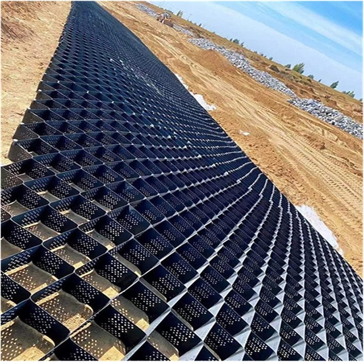 Amazon.com: SHUGUANGGUDE HDPE Permeable Grids,Polyethylene Honeycomb ...