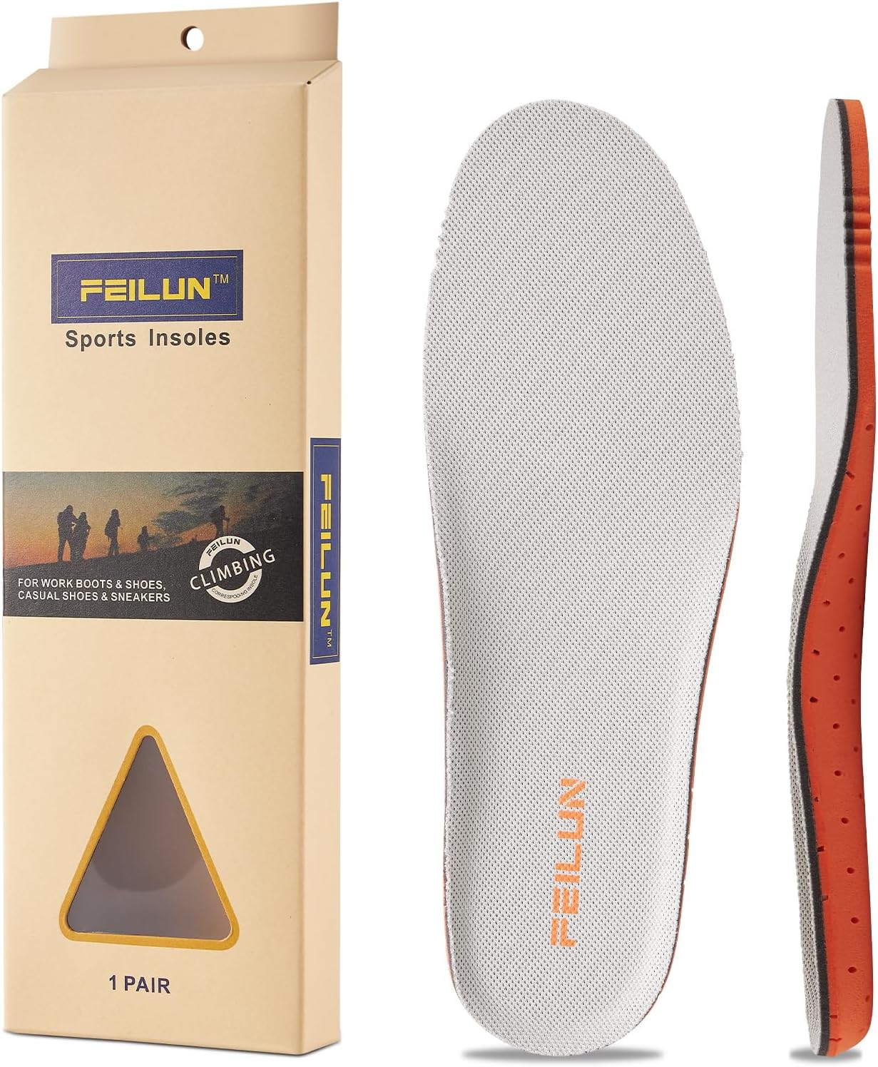 Amazon.com: Shoe Inserts for Men and Womem Sport Shoe Insoles Memory ...