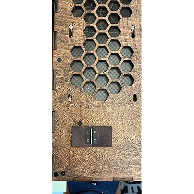 CYBERWOOD Mini Tower PC Case with Acrylic Side Panel, Unique Wood ...