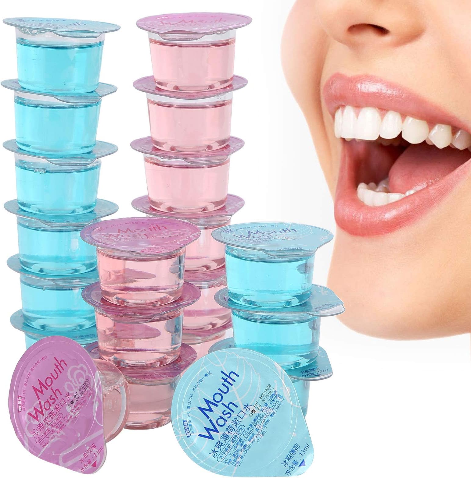 Amazon.com: Portable Jelly Mouthwash, Rose Mint Oral Cleaning Care ...