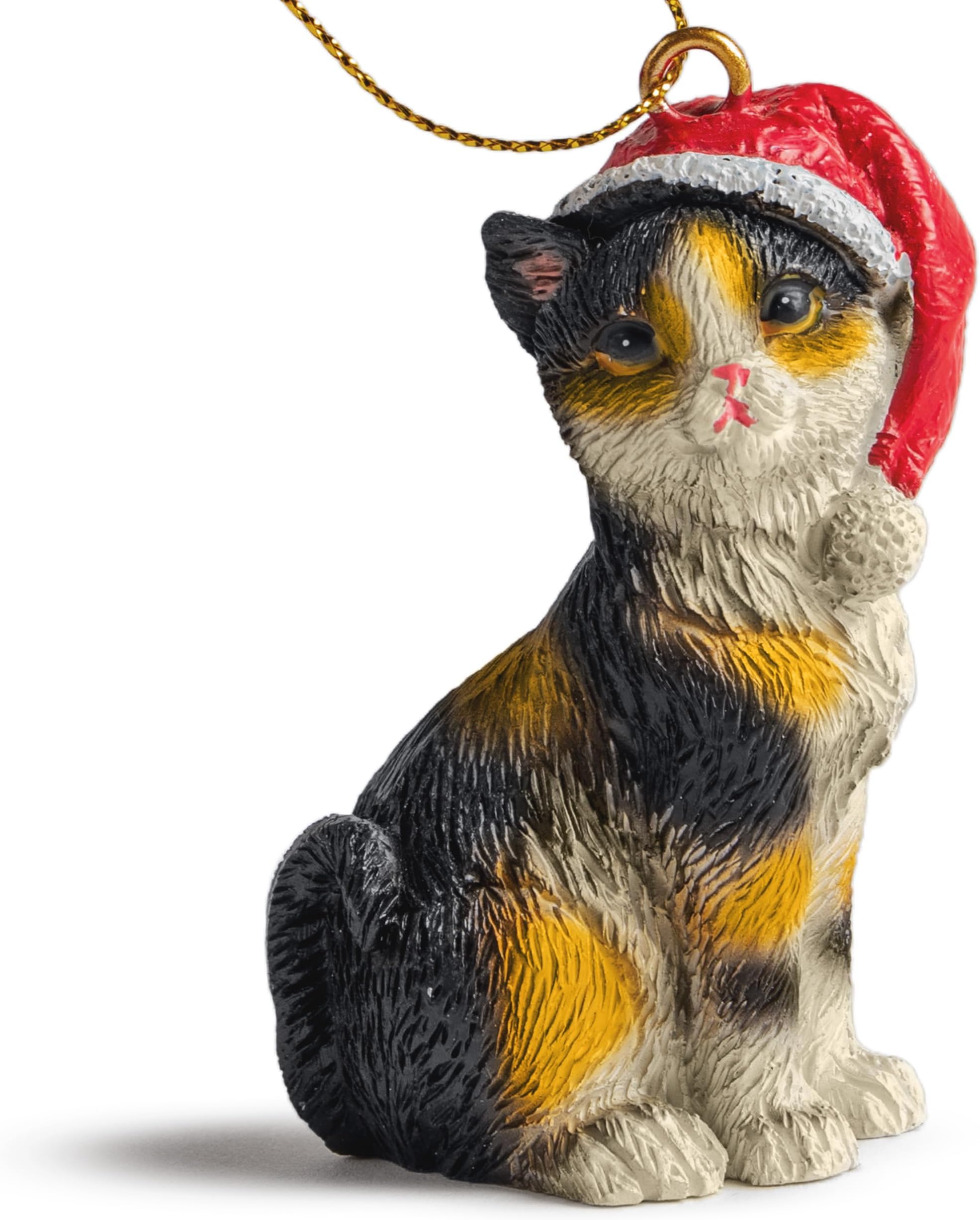 Amazon.com: Calico Cat Tiny Miniature One Christmas Ornament Calico ...