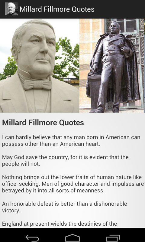 Millard Fillmore Quotes Speech To House Of Commons (18 Nov 1793)