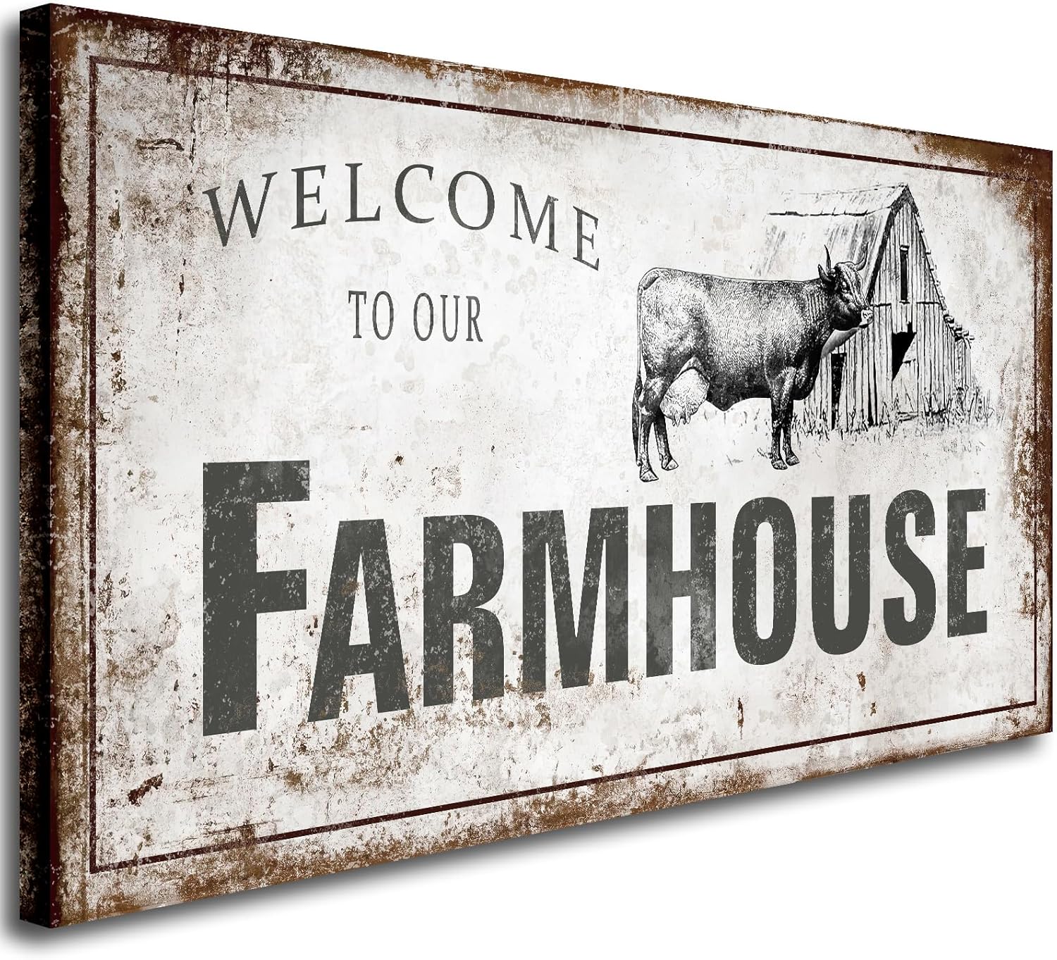 Amazon.com: Canvas Wall Art for Farmhouse Wall Decor,Rustic Wall Art ...