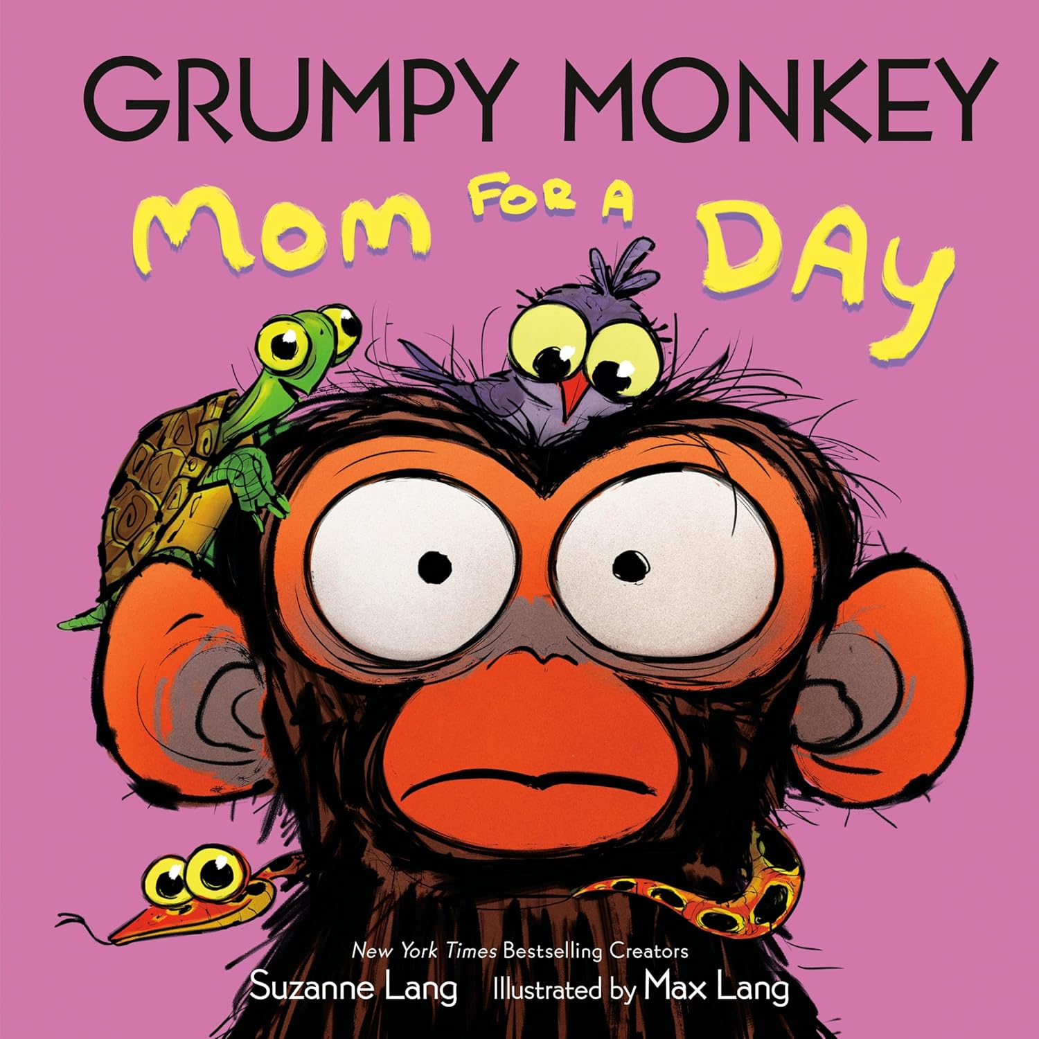 Grumpy Monkey Mom for a Day: Lang, Suzanne, Lang, Max: 9780593709320 ...