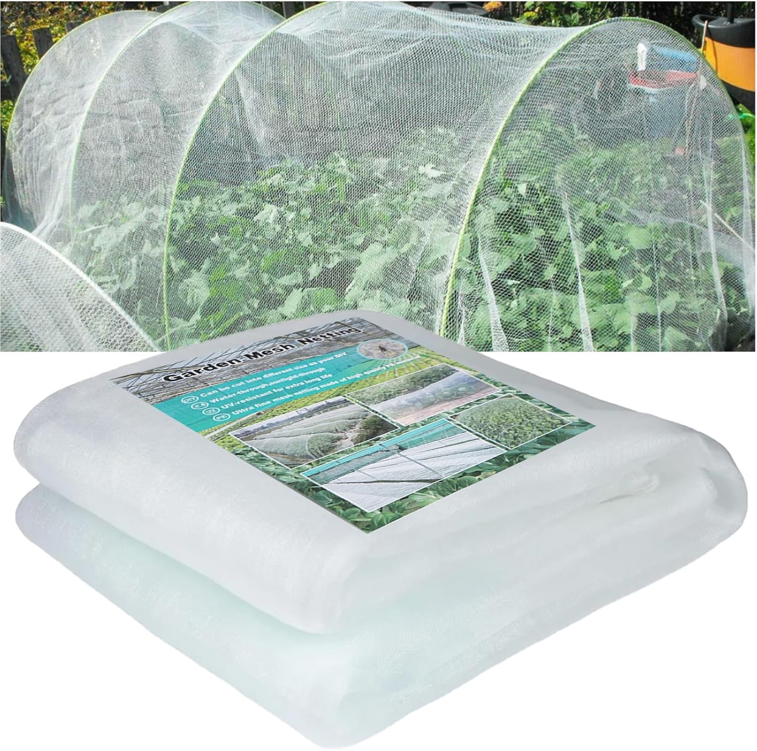 YELINTIAN Garden Insect Netting, Reusable Floating Row Cover, Plant ...