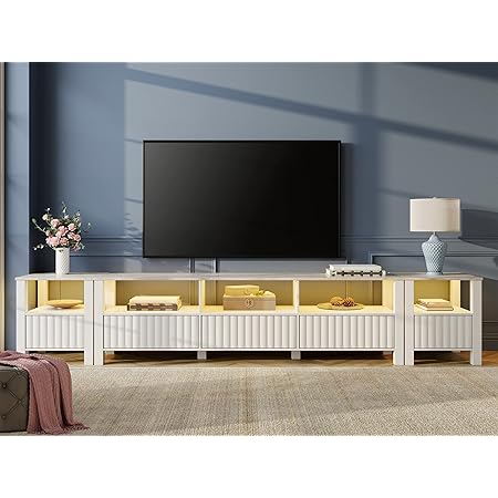 Amazon.com: WAMPAT Classic TV Stand for 100 Inch TV, Espresso ...