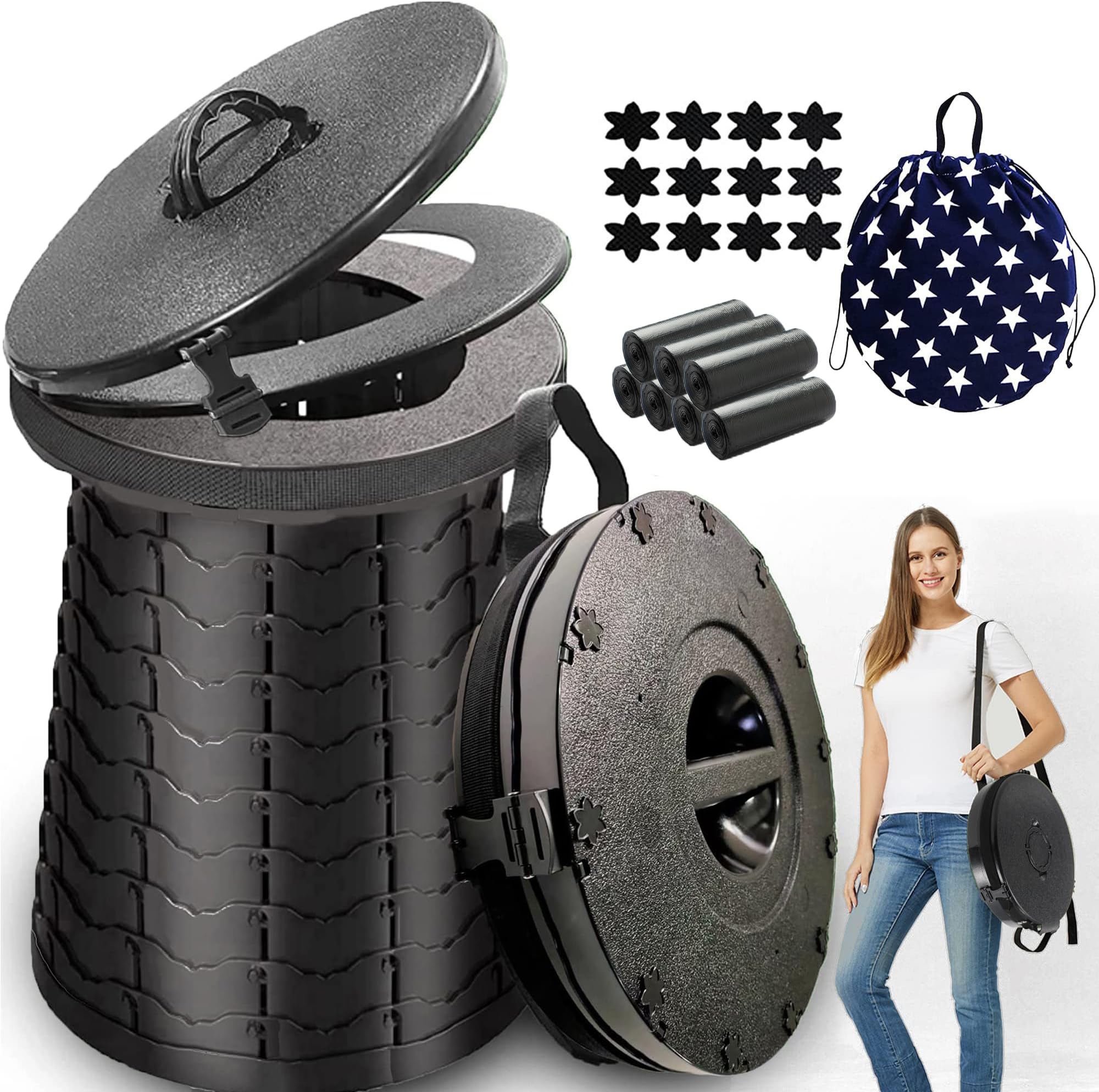 Amazon.com: KAIZONPOT Portable Toilet for Adults Camping, Camper ...