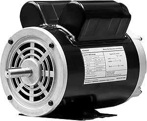 Newman® 3hp Single Phase Electric Motor For Compressor NM32562M1 220v ...