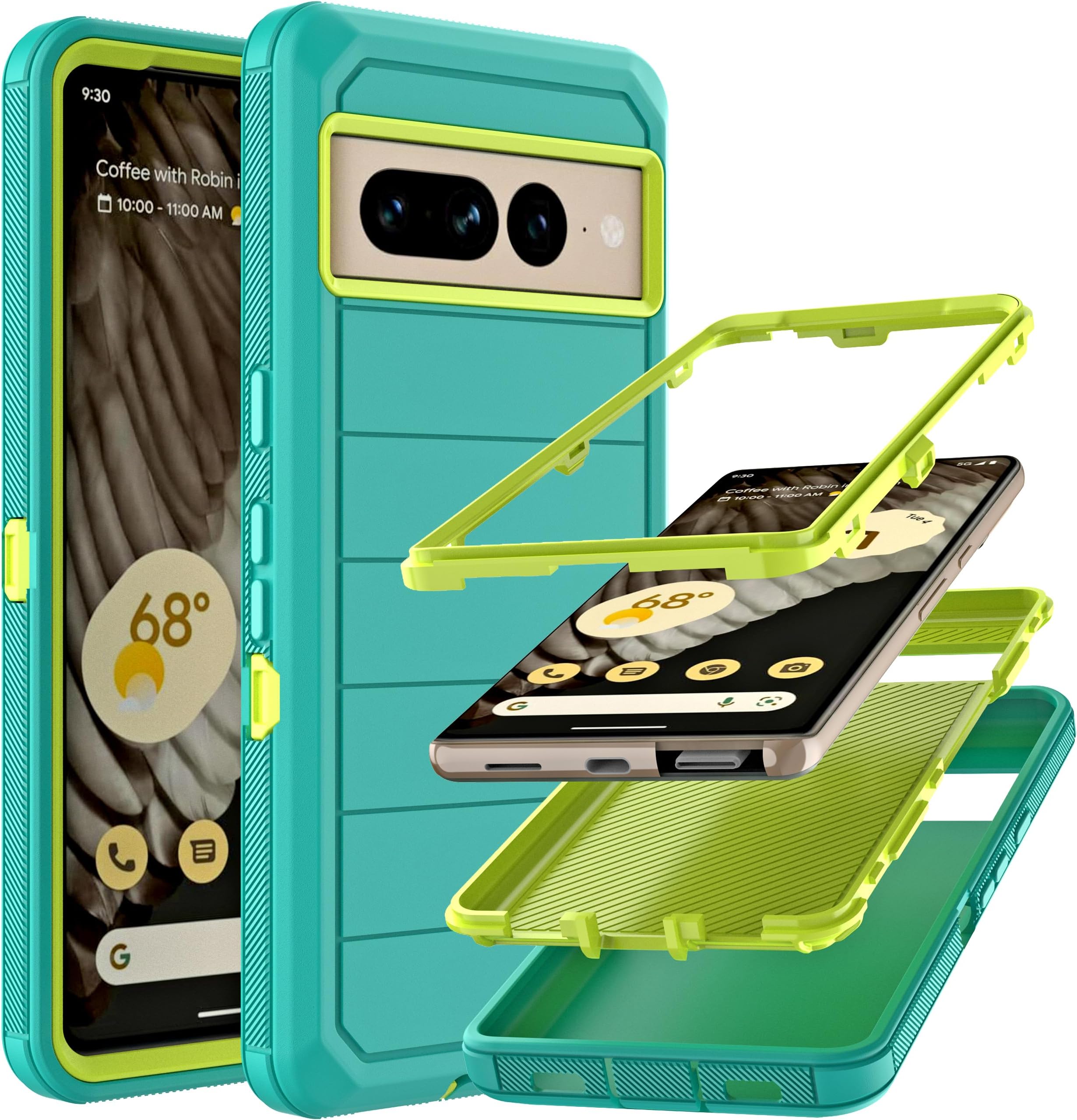 Amazon.com: PUJUE for Google Pixel 7-Pro Clear Case: Pixel 7 Pro Dual ...