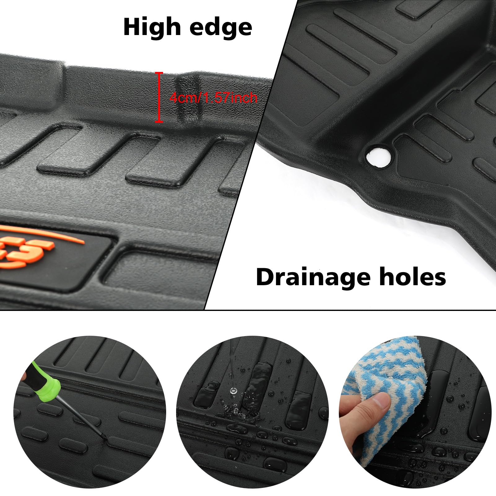 Snapklik.com : ROCCS Front Trunk Mat Fits For Rivian R1T/R1S ...