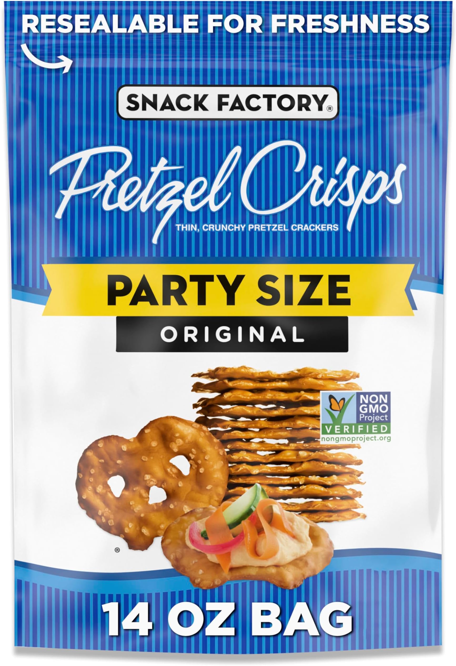 Amazon.com : Snack Factory Pop'ums Golden Mustard BBQ Pretzel Snacks, 9 ...