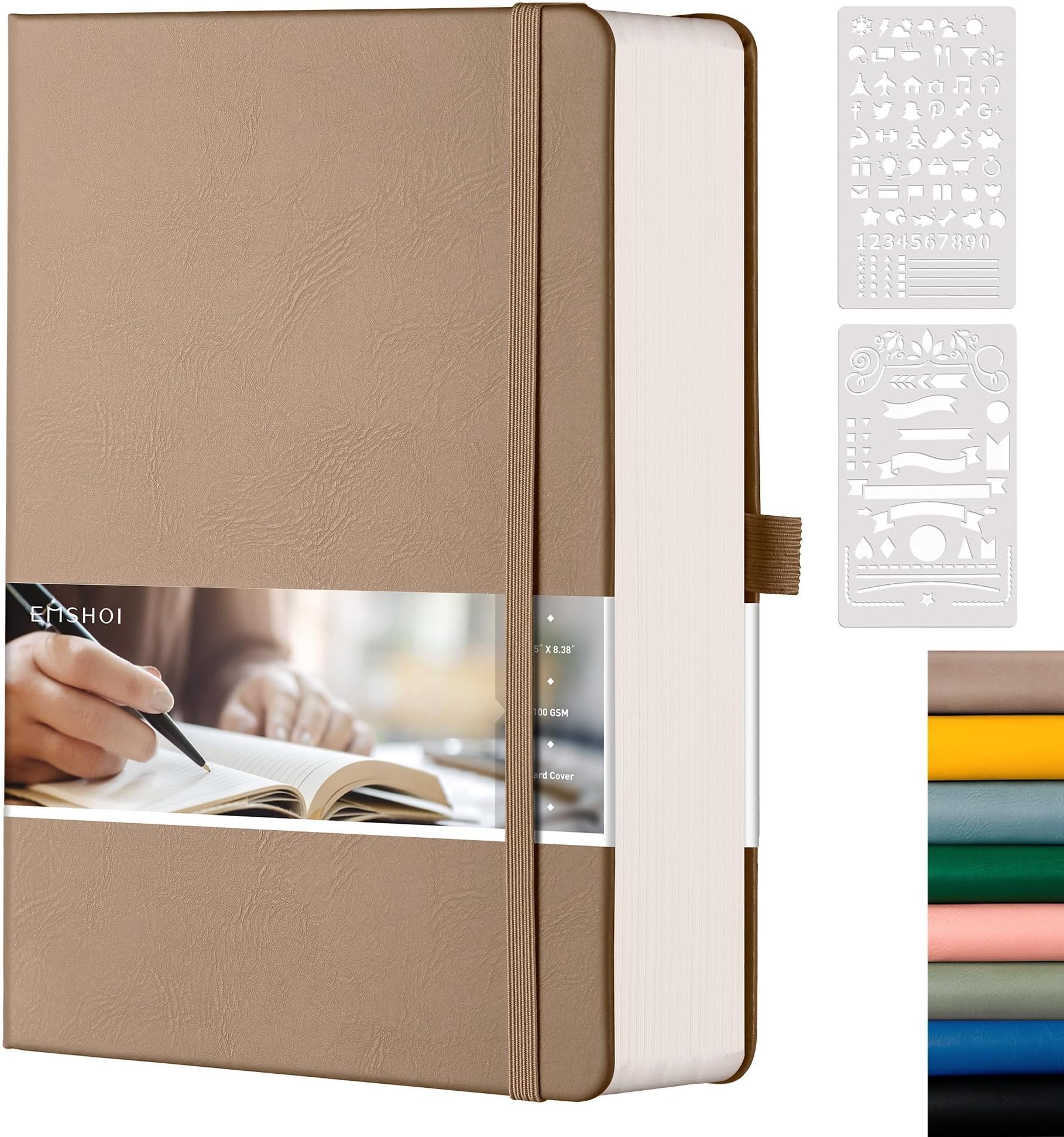 Amazon.com : EMSHOI Graph Paper Notebook - 320 Pages, A5 Hardcover ...