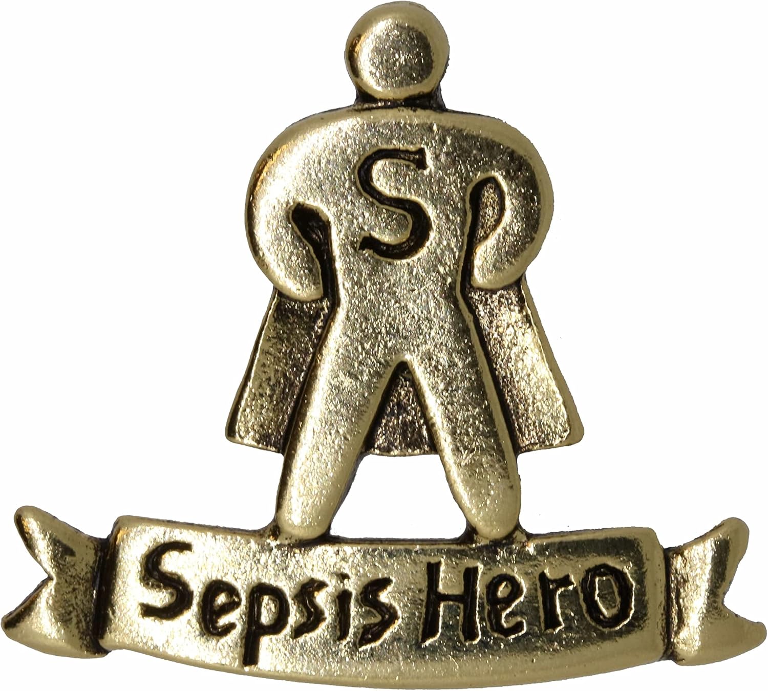 Amazon.com: Jim Clift Design Sepsis Hero Gold Lapel Pin- 1 Count ...