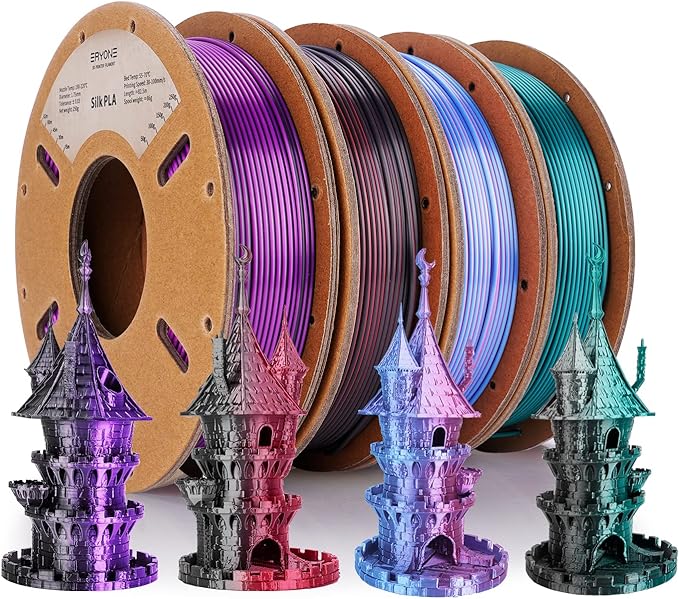 ERYONE PLA Filament 1.75mm,3D Drucker filament bundle,Multi Color Pack ...