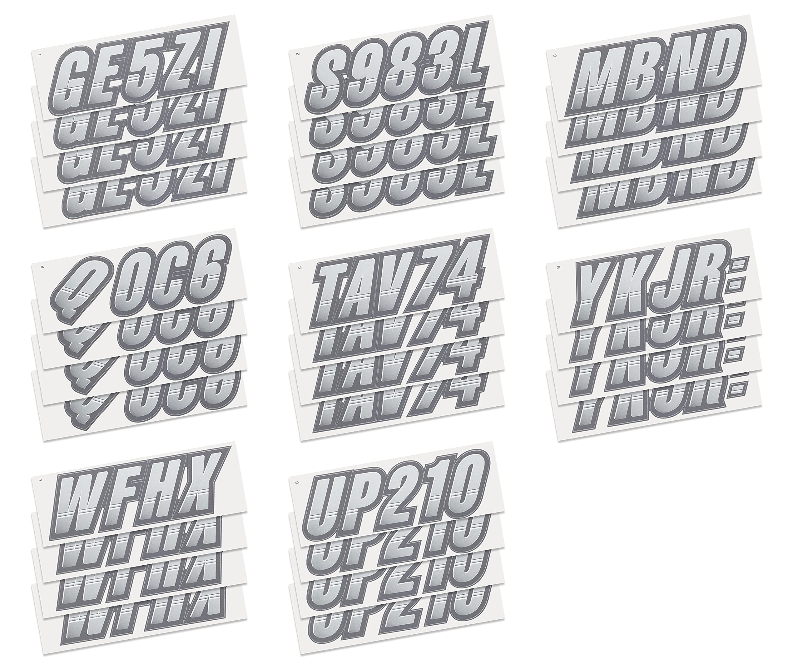 Snapklik.com : STIFFIE Techtron Metallic Silver/Carbon 3" Boat & PWC ...