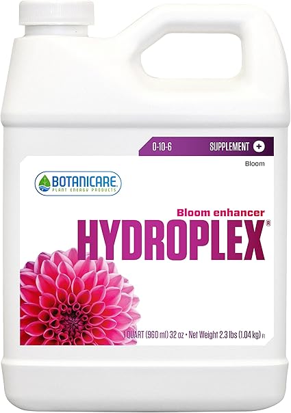 Amazon.com : Botanicare Hydroplex, Bloom Enhancer, 0-10-6, 1 qt ...