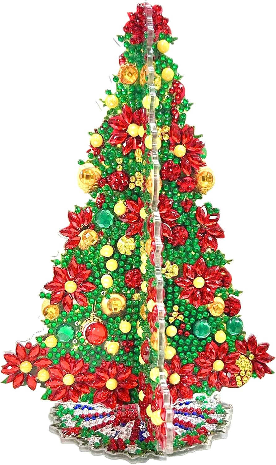 Amazon.com: LOMSIOY Tabletop Diamond Art Painting Ornaments, Christmas ...