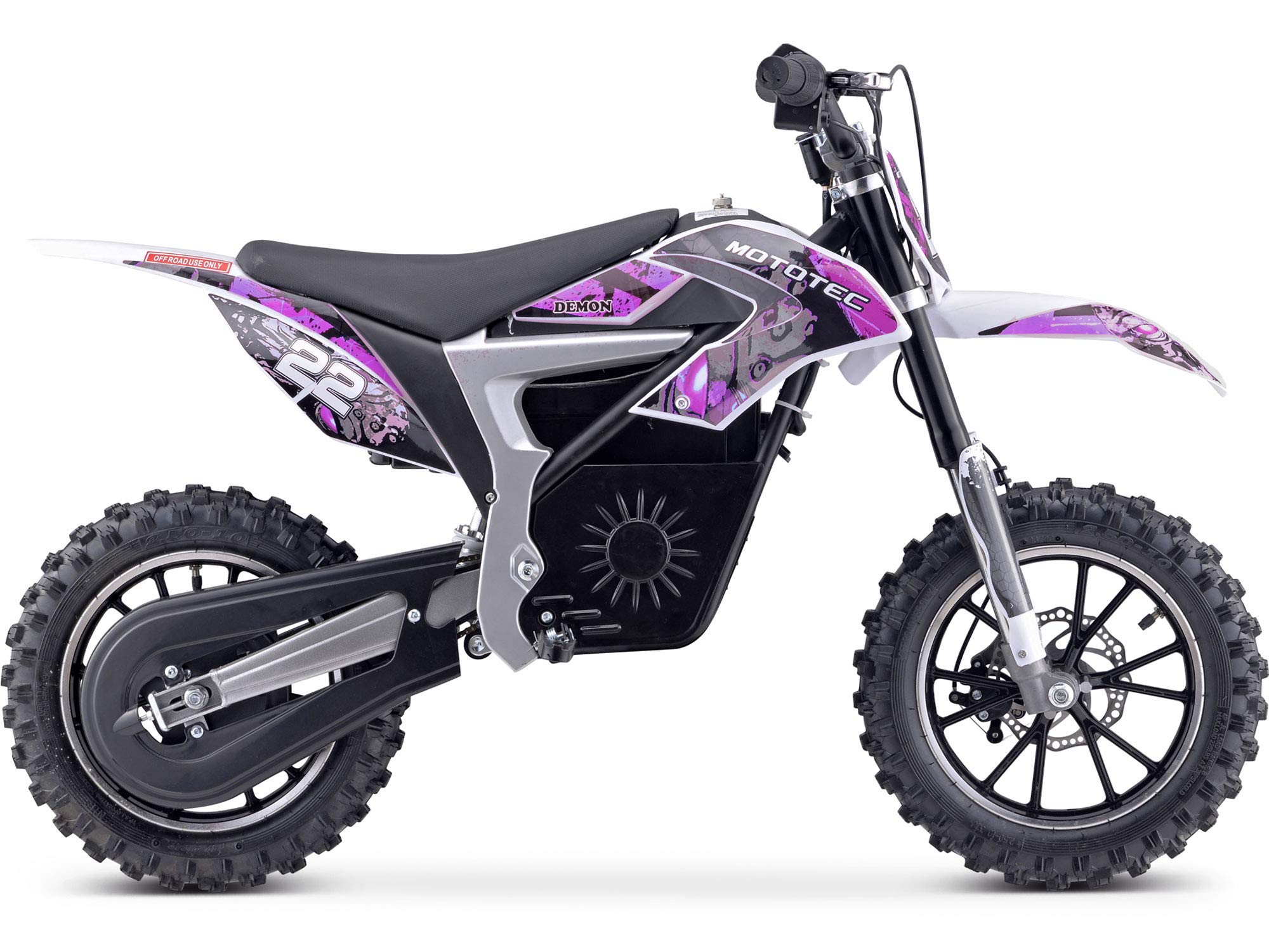 Snapklik.com : 36v 500w Demon Electric Dirt Bike Lithium Purple