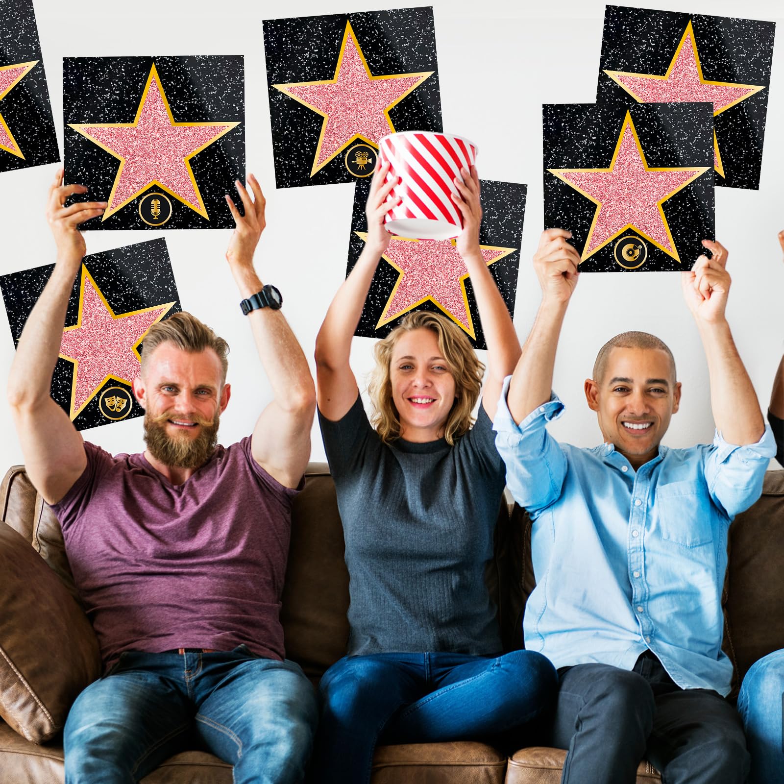 Snapklik.com : Pasimy 50 Pcs Movie Star Stickers Movie Theme Party ...