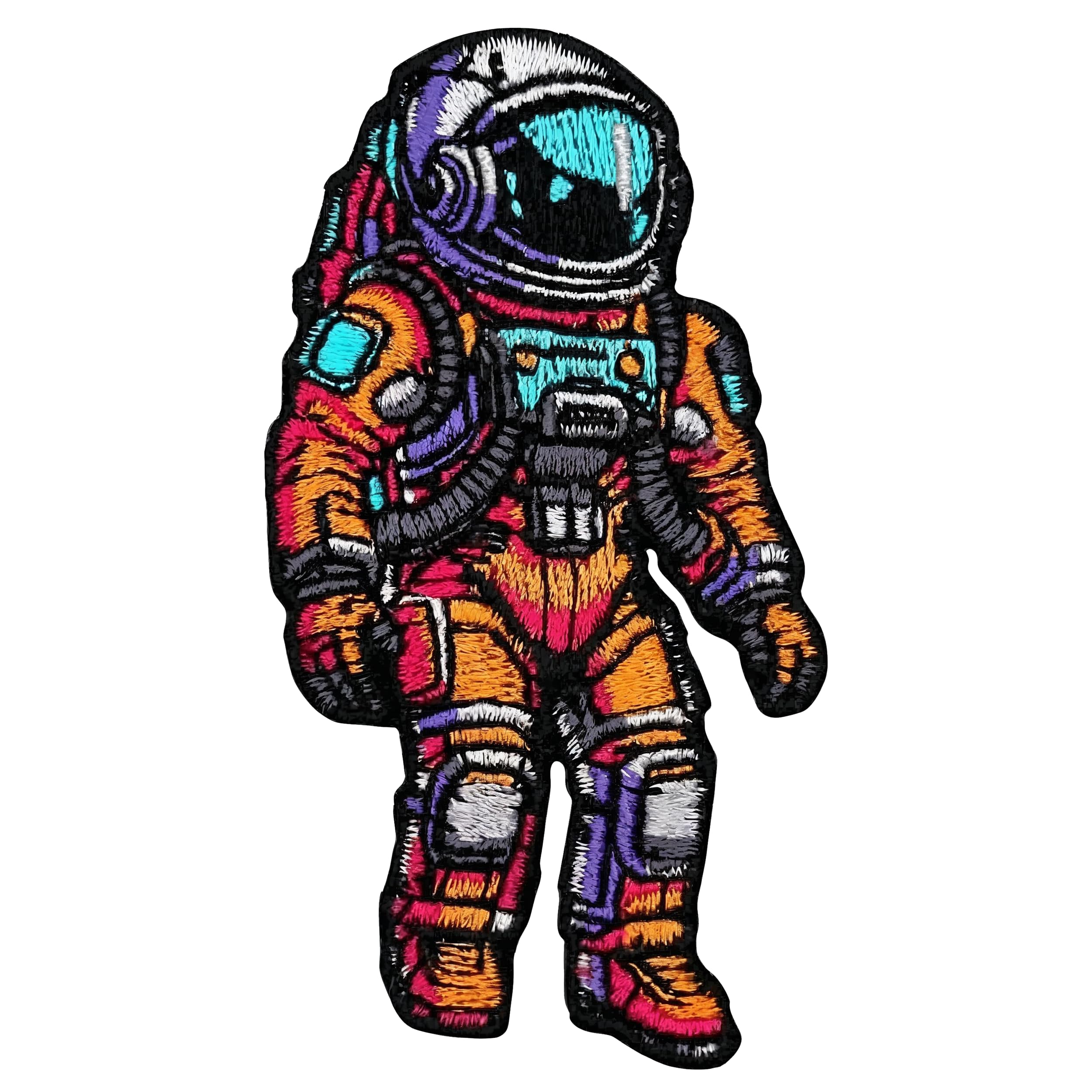 Amazon.com: Space Man Astronaut Iron On Patch - Embroidered Space Sci ...