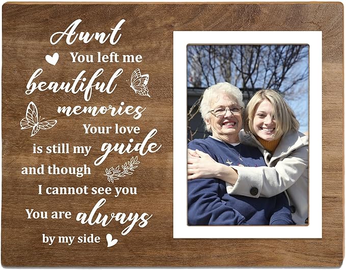 Amazon.com - Memorial Picture Frame, Aunt Picture Frame, Sympathy Gifts ...