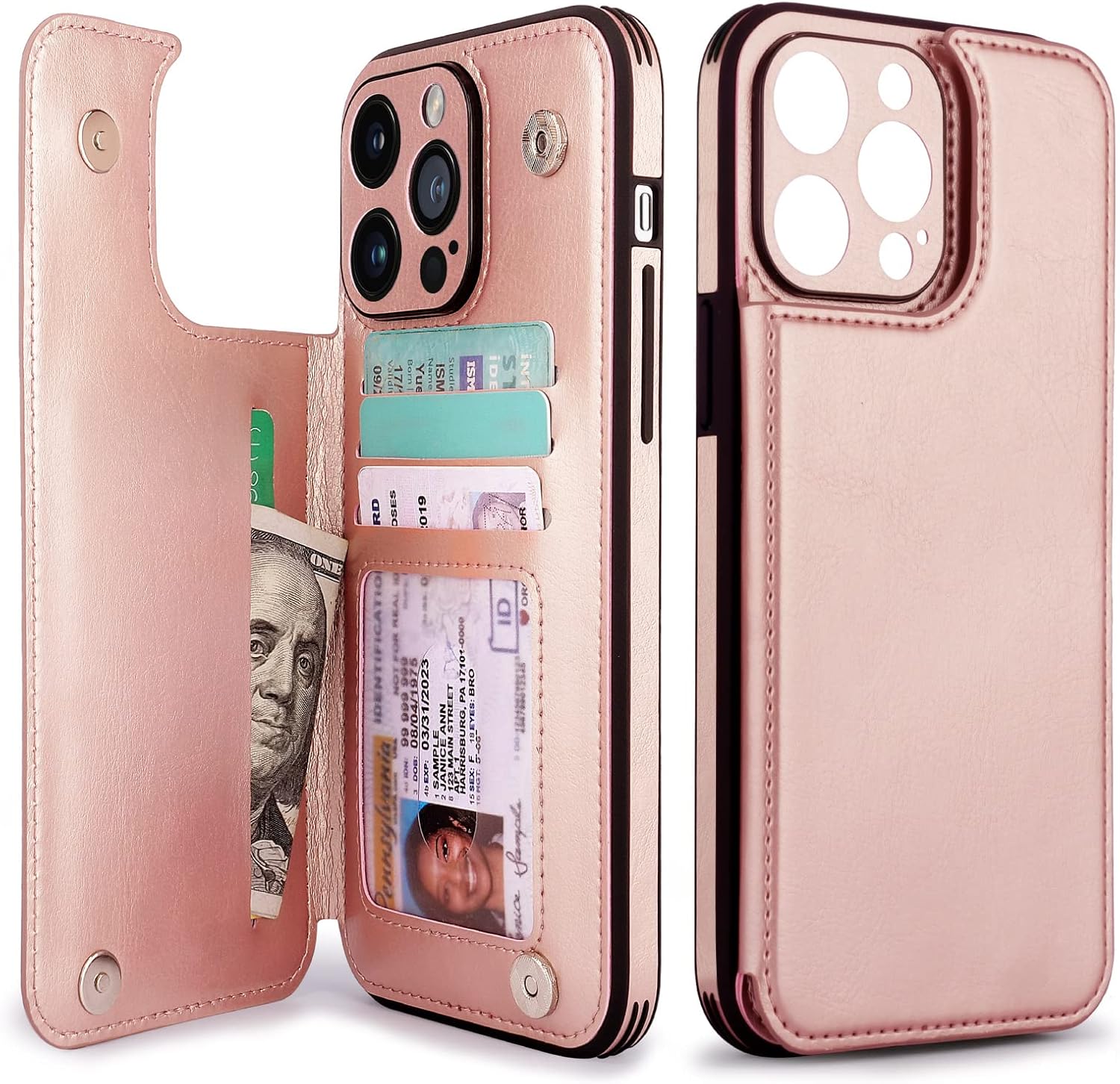 Case Wallet for iPhone 14 Pro Max Case with Card holder, Cardpakee ...