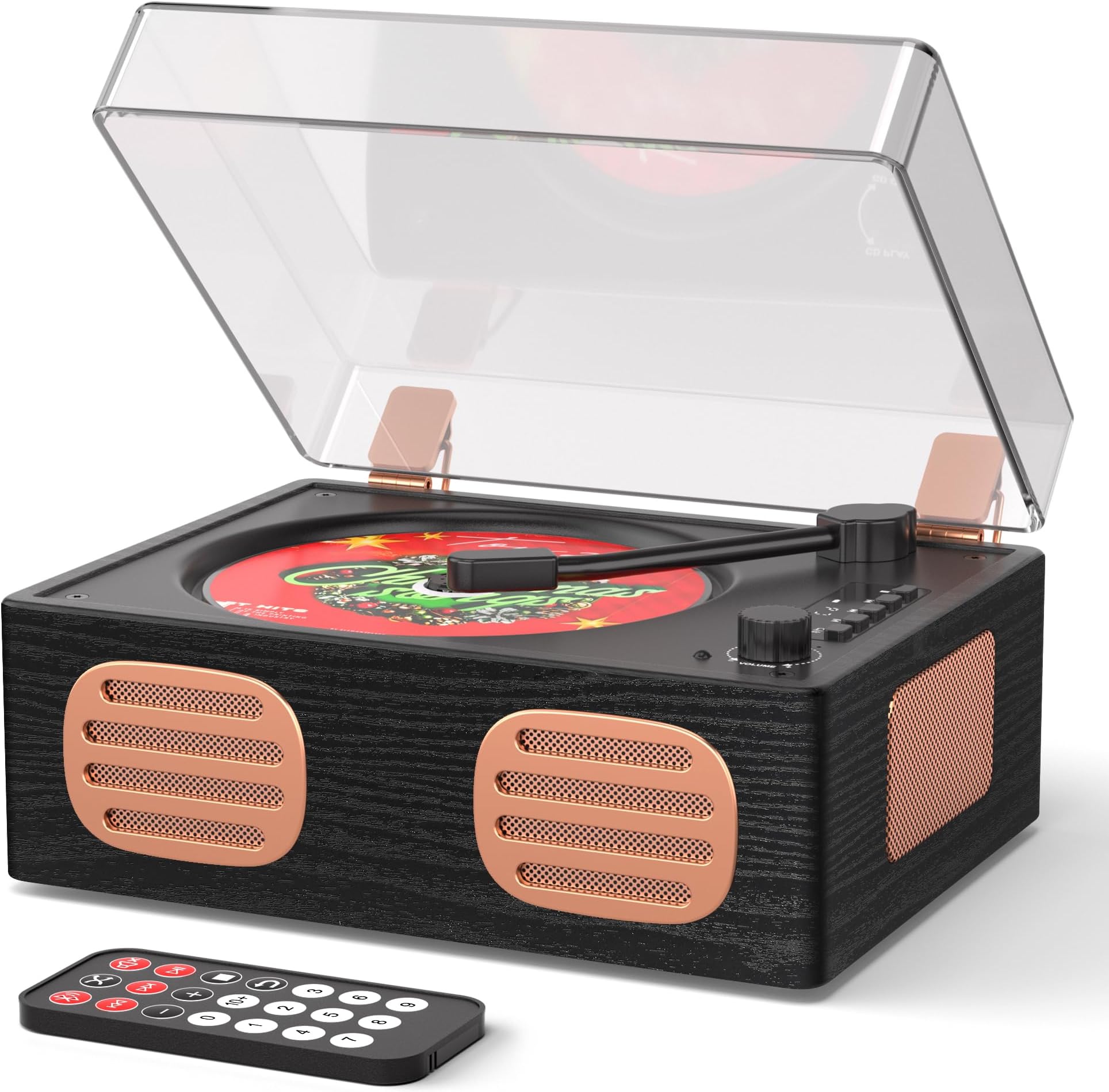 Amazon.com: Portable Retro CD Player with Bluetooth and Dual HiFi ...