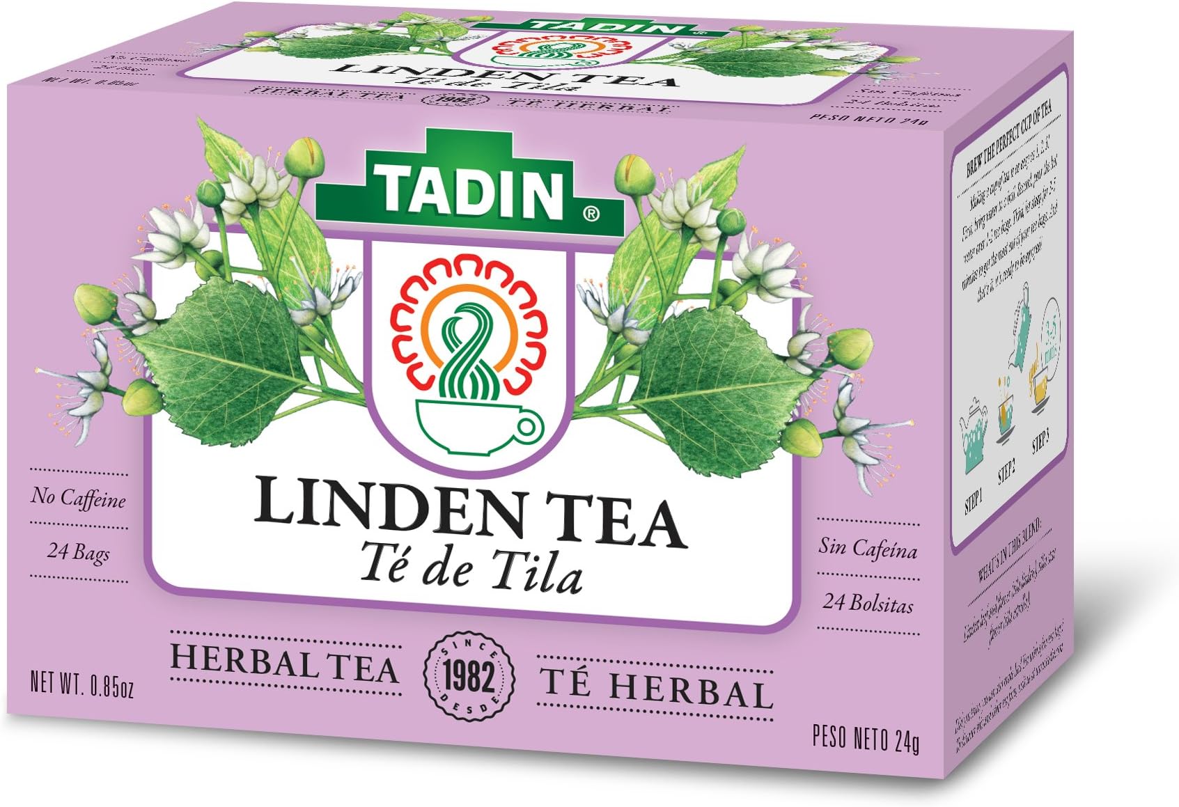 Amazon.com : Tadin Tea, Canelita (Cinnamon Blend) Tea, 24-Count Tea ...