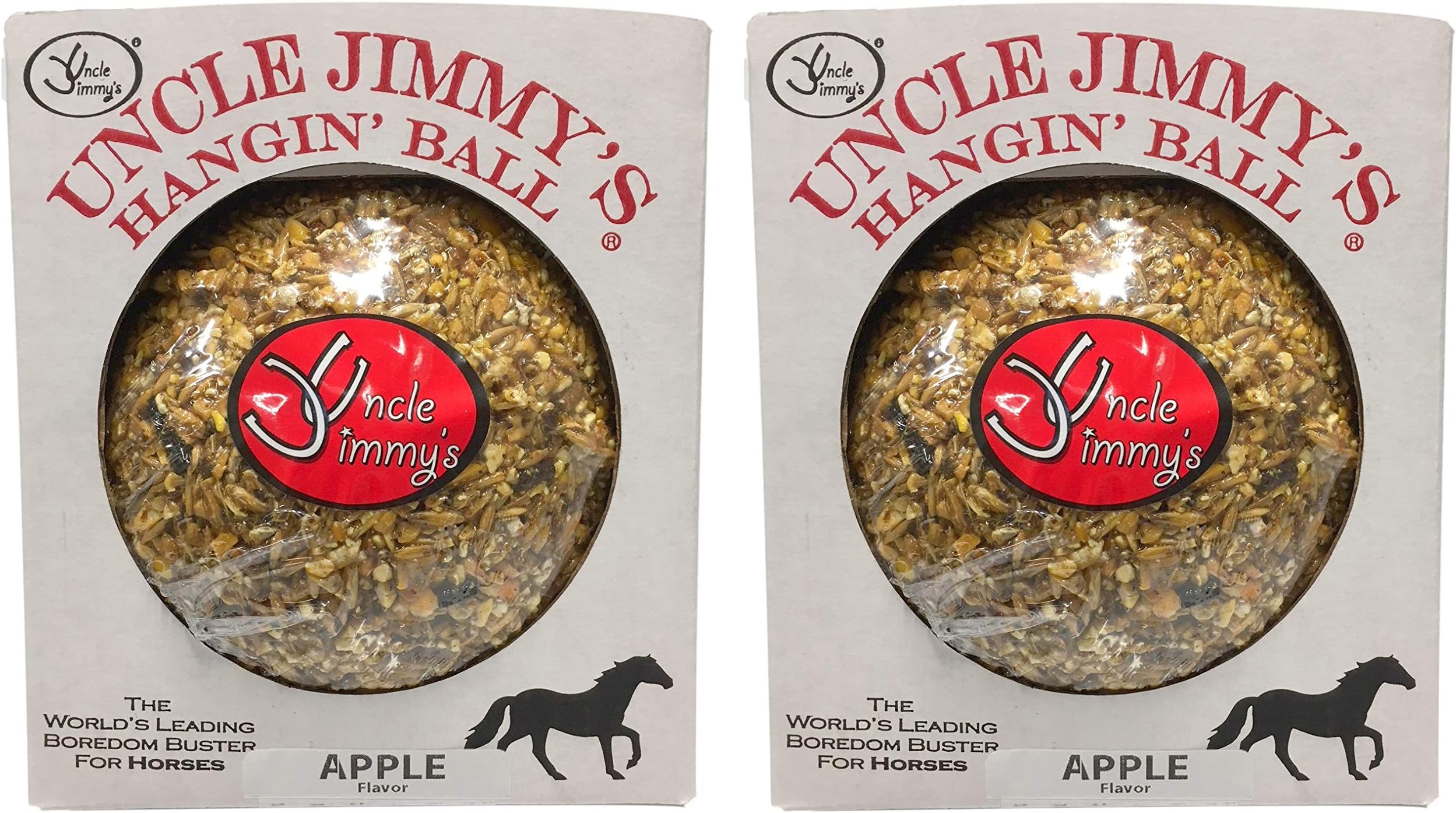 Amazon.com : Uncle Jimmys 2 Pack Of Hanging Ball Apple Flavored Treats ...