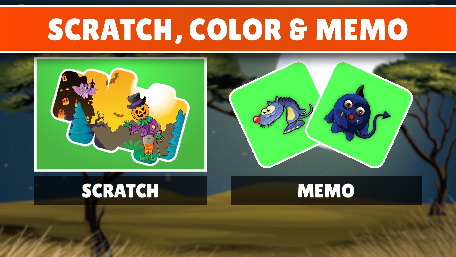Monster games for kids & toddlers - 2 in 1 - App on the Amazon Appstore
