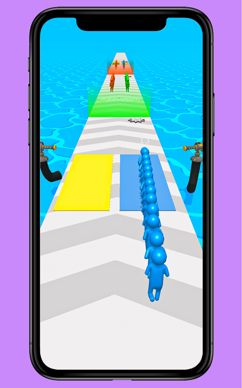 Colors Crowd Match Runners: Hide & Seek Camo Survival Challenge - App ...