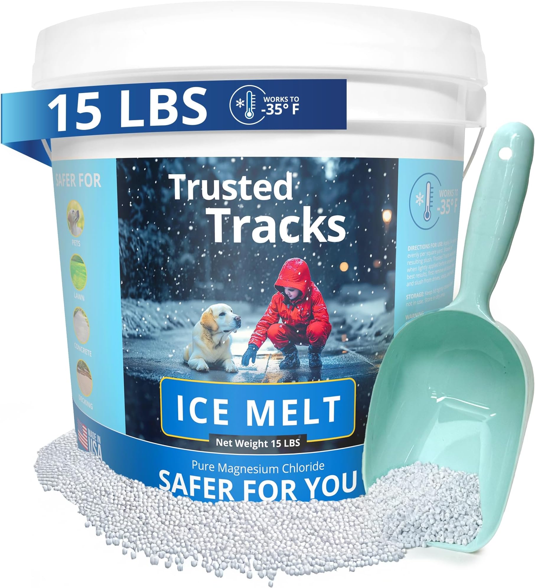 Amazon.com : HARRIS Kind Melt Pet Friendly Ice and Snow Melter, Fast ...