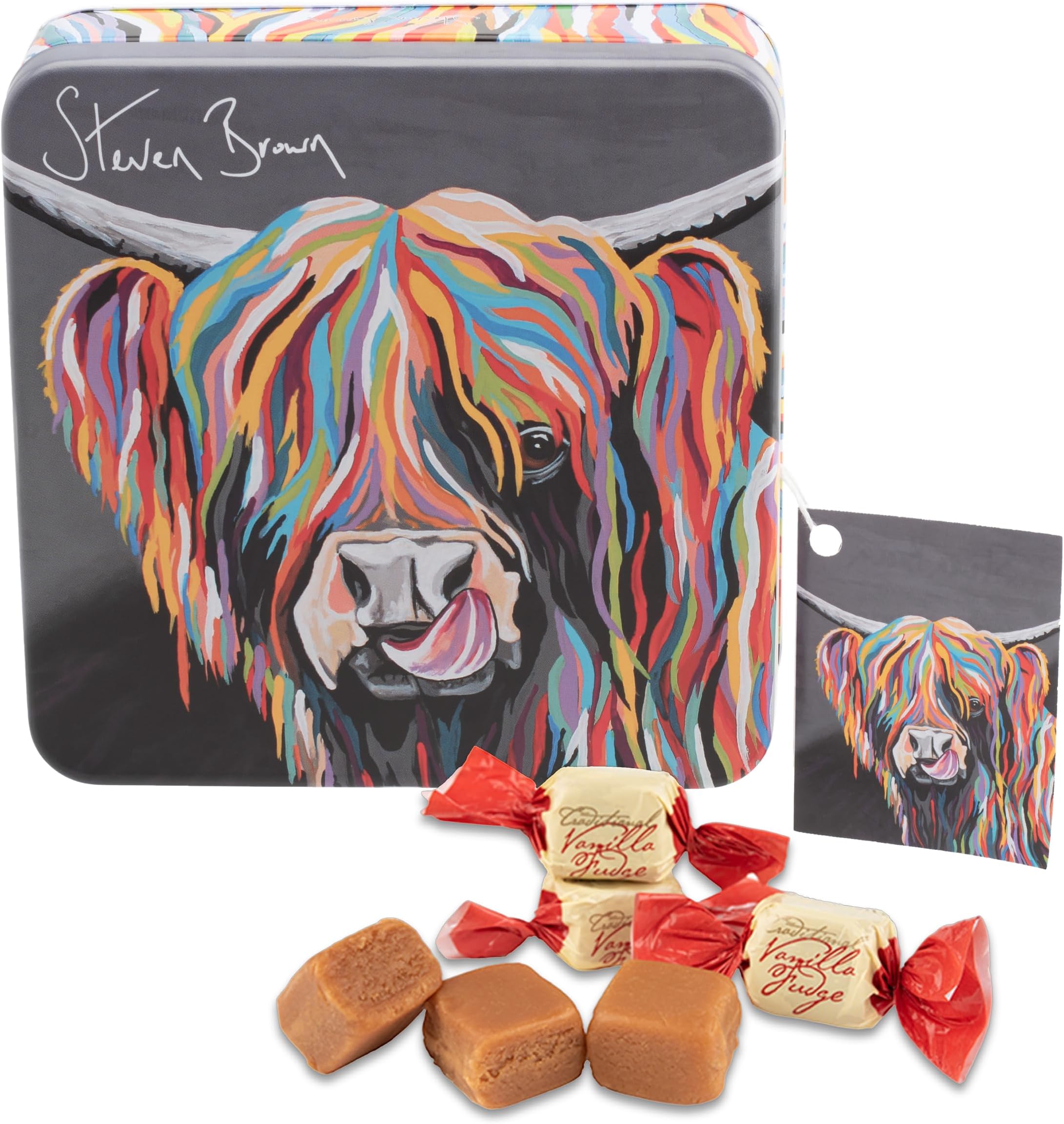 Amazon.com : Gardiners of Scotland Handmade Fudge 200g Square Tin ...