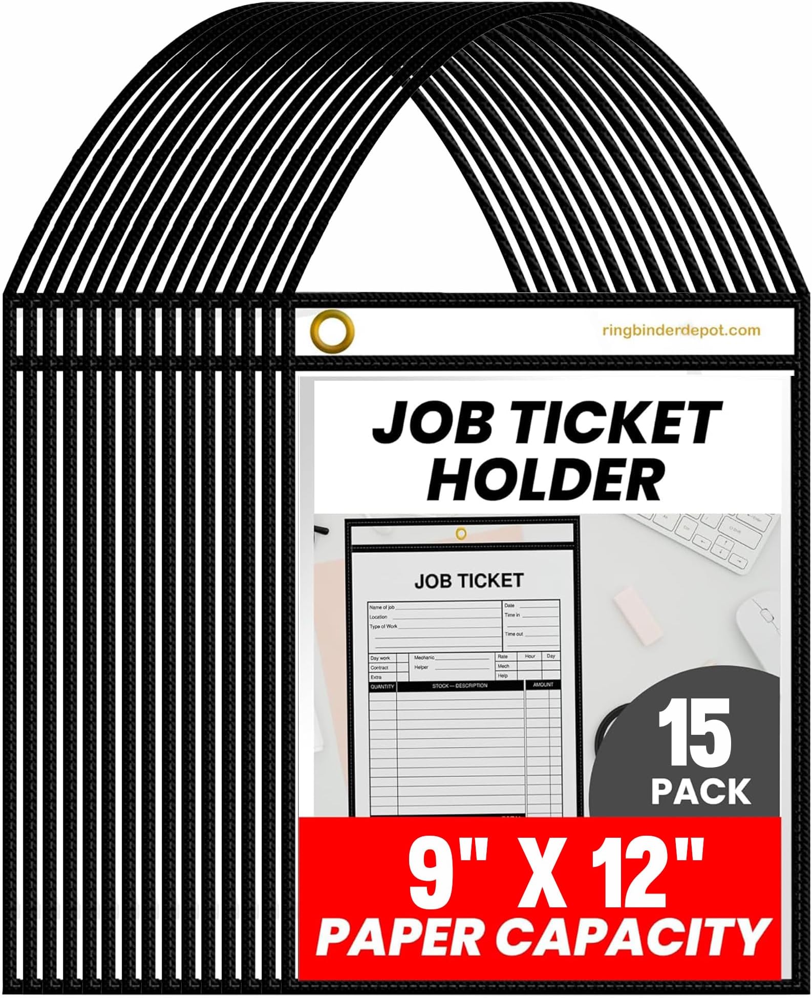 Amazon.com : TaoBary Shop Ticket Holders Job Ticket Holders with ...
