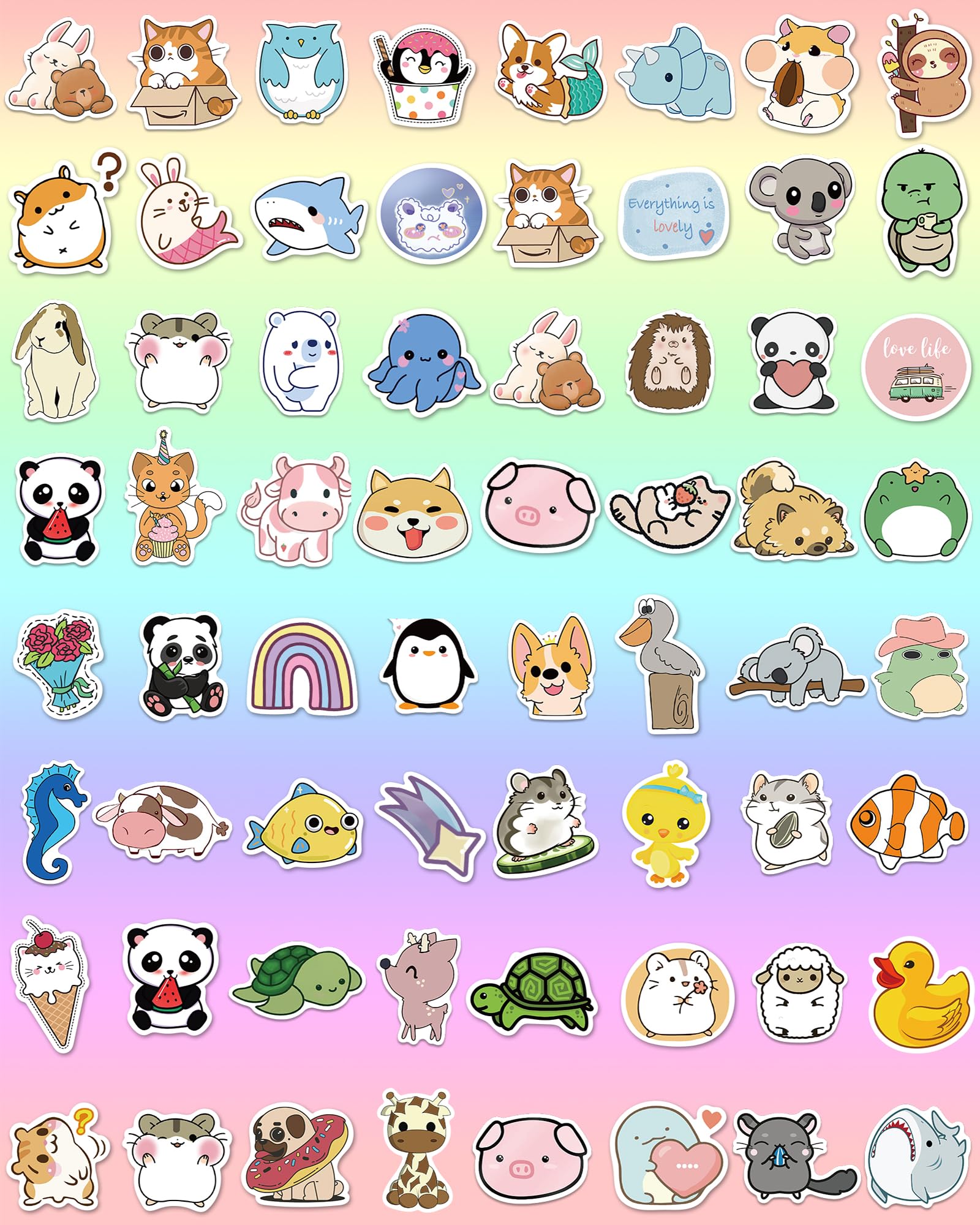 Snapklik.com : Benresive 600 Pcs Cute Stickers For Kids, Water Bottle ...